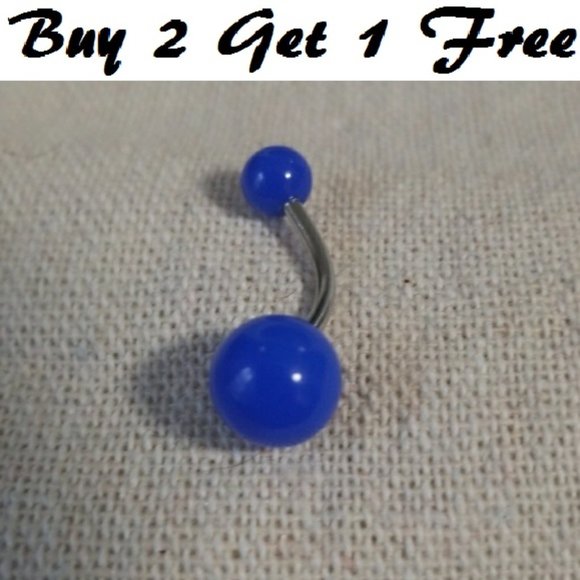 Jewelry | 2 Leftbelly Button Naval Ring Bead Piercing | Poshmark